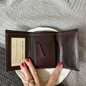 Prince Gardner | Bags | Nwot Prince Gardner Mens Brown Calfskin Trifold ...